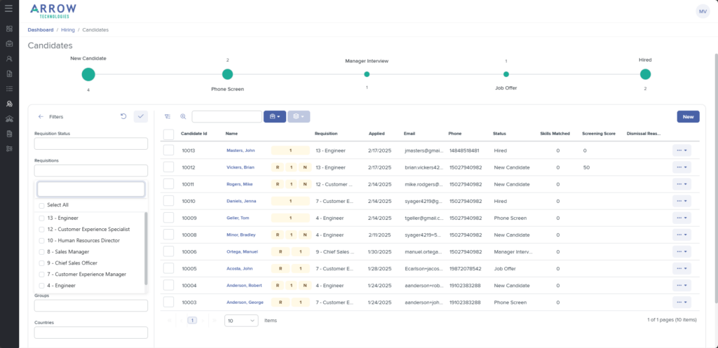 PrismHR Applicant Tracking System - PrismHR